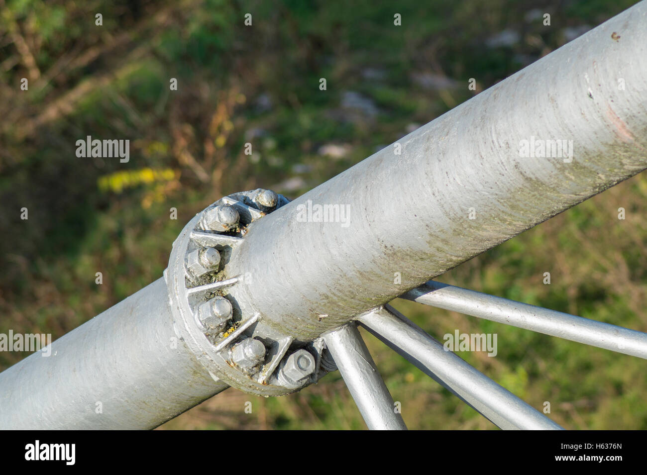 water pipes bolted Stock Photo - Alamy