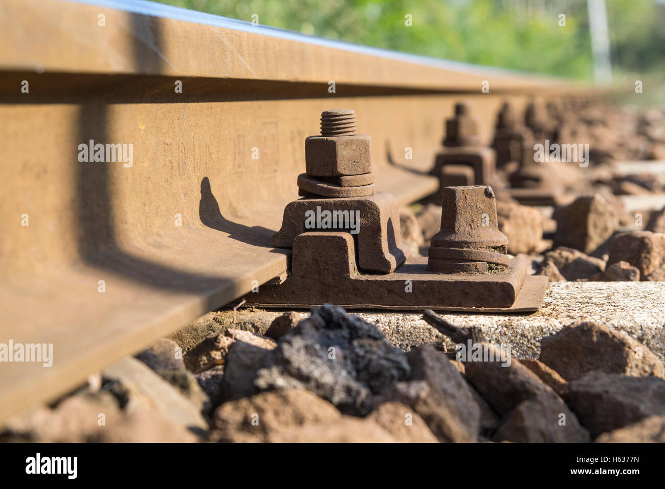 Railroad connector bolt hi-res stock photography and images - Alamy