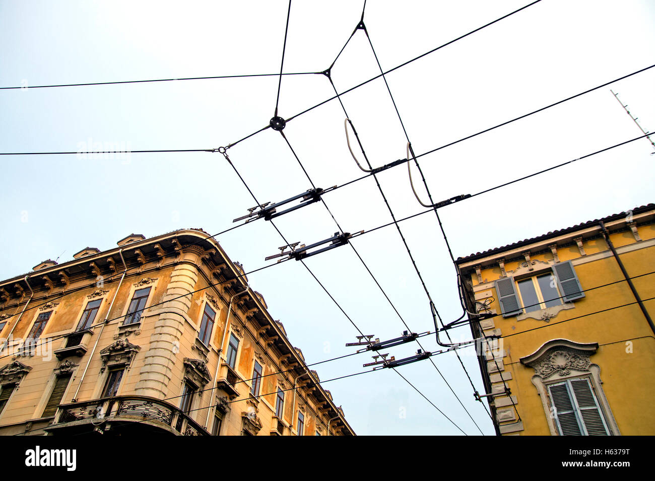 Tram wire hi-res stock photography and images - Alamy