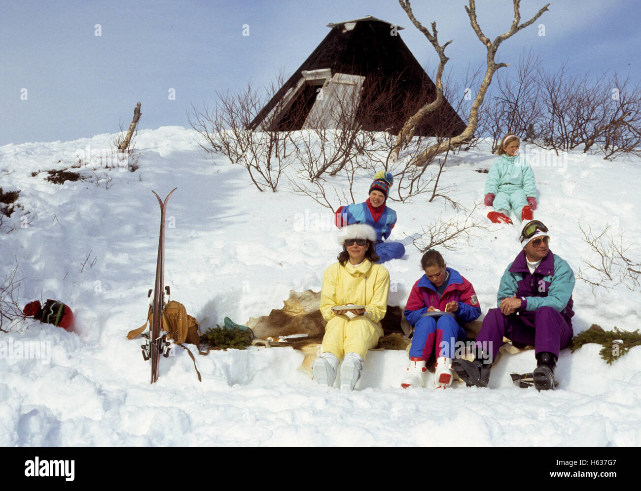 ROYAL FAMILY at Swedish alps Storlien for their eastern vacation for ...