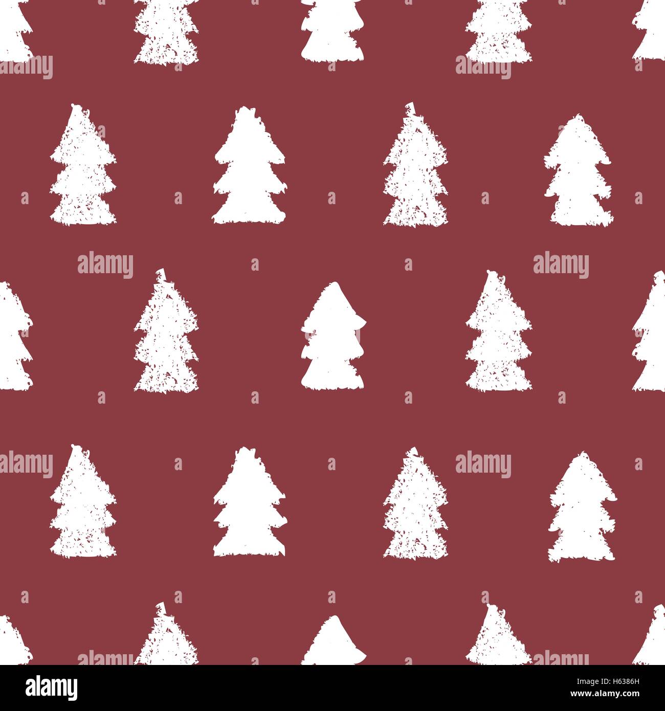 Christmas tree crayon drawing Stock Vector Images - Alamy
