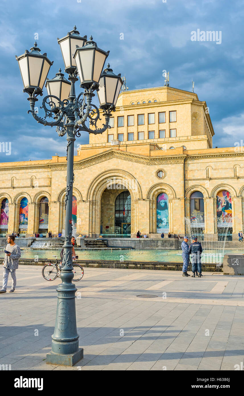 The Republic Square boasts the monumental architecture, dancing ...