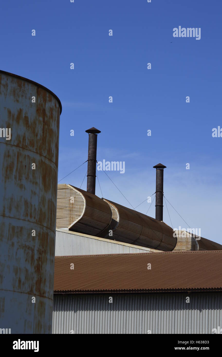 Smoke chimney of an industrial plant Stock Photo - Alamy