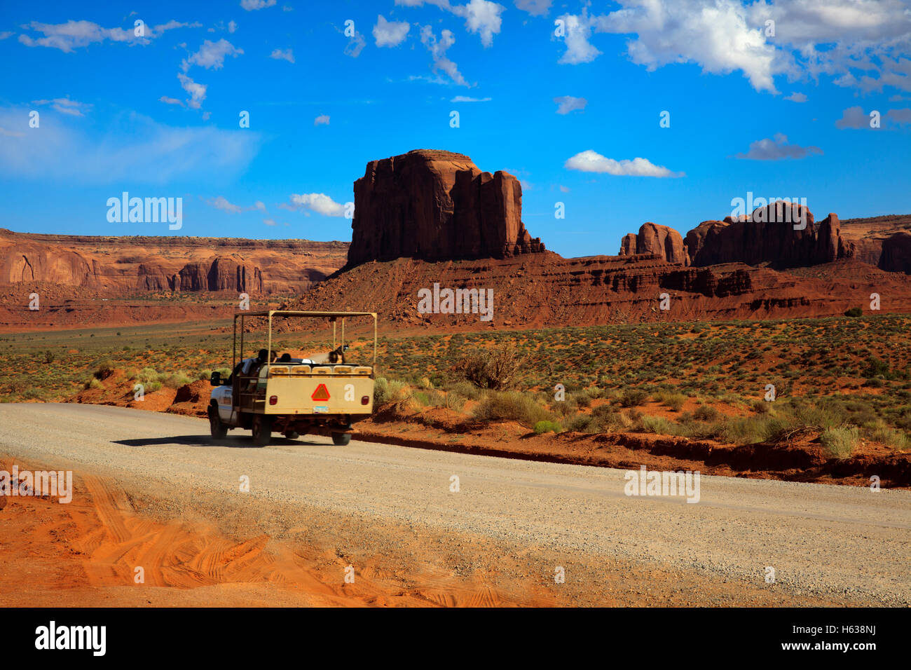 Navajo Tribal Reservation, Monument Valley, Utah/Arizona, USA Stock ...