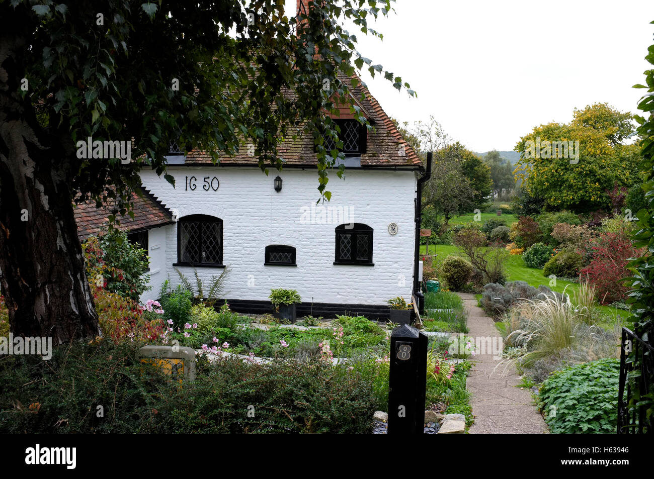 listed tudor cottage in westbere village east kent uk october 2016 ...