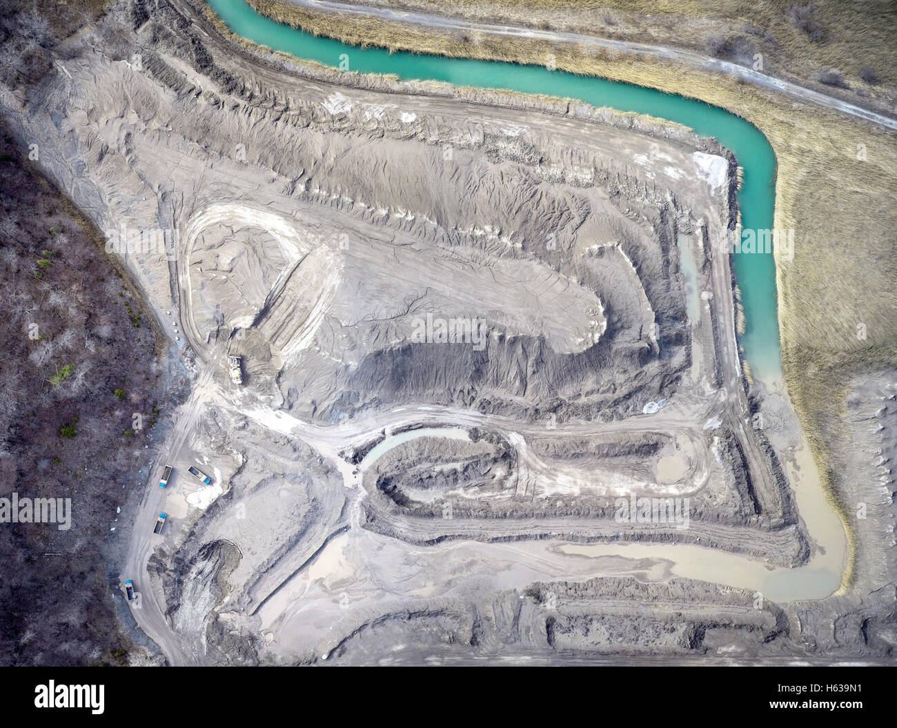Quarry aerial hi-res stock photography and images - Alamy