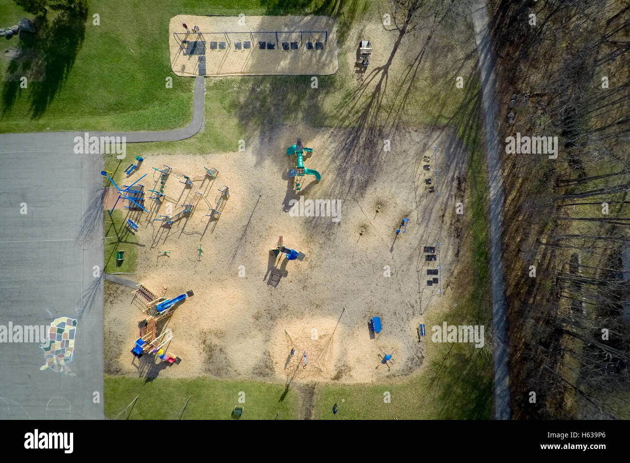 Playground aerial hi-res stock photography and images - Alamy