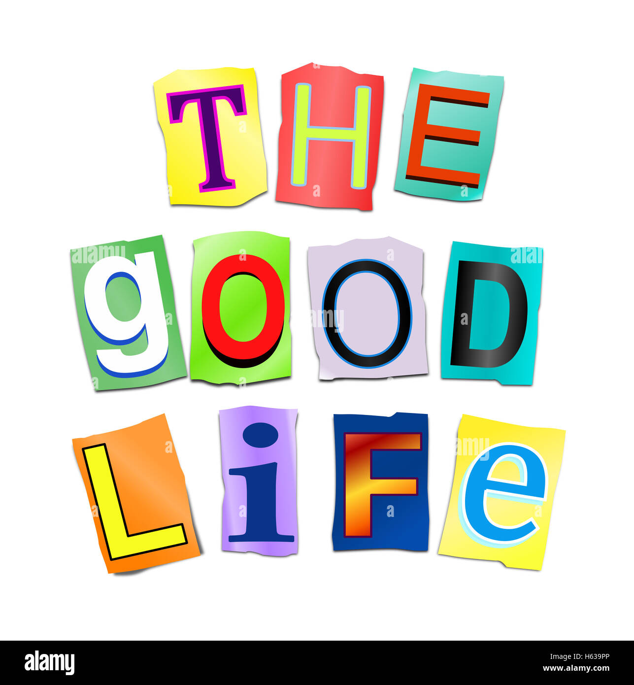 Good life concept Stock Photo - Alamy