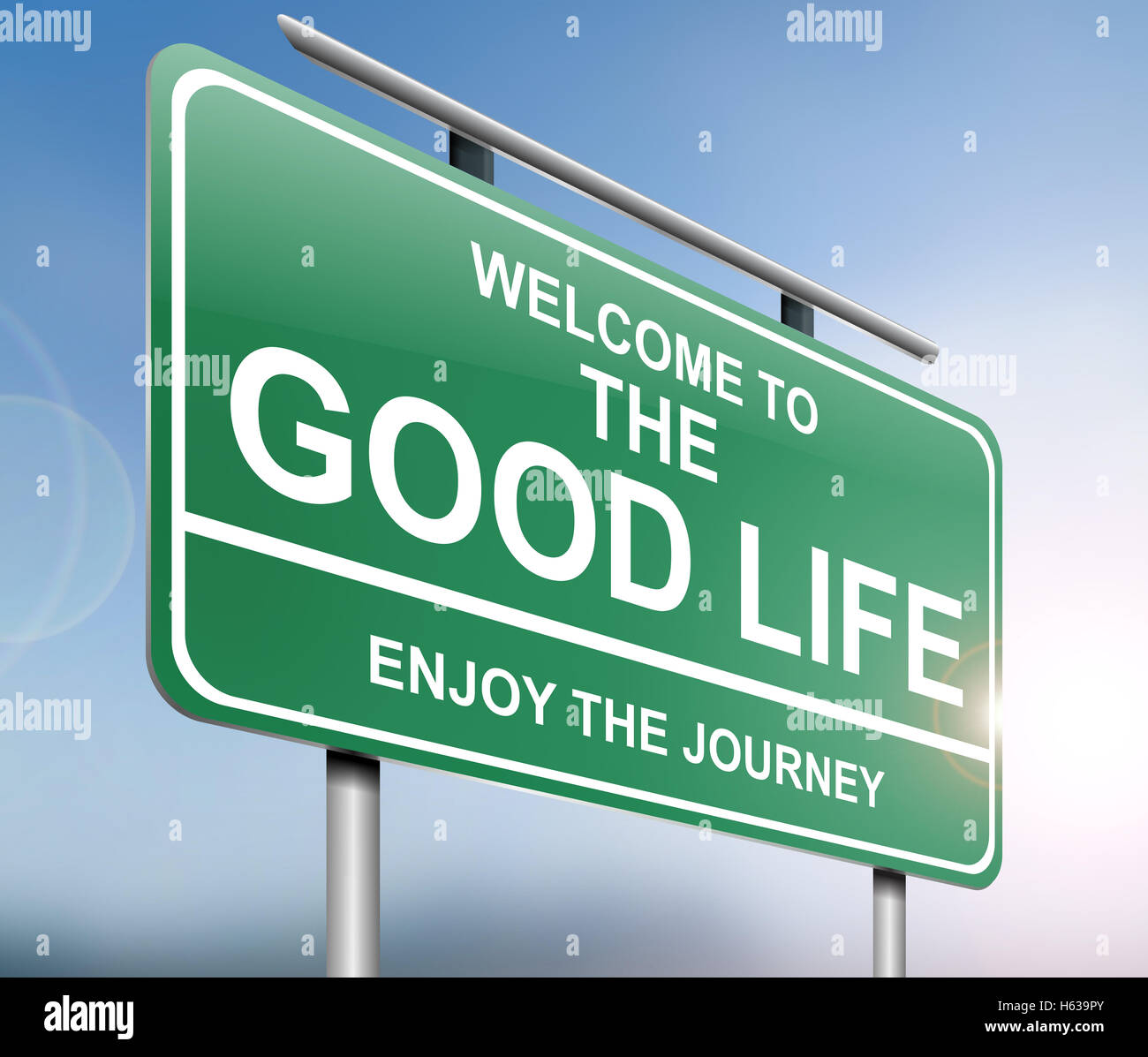 Good life concept Stock Photo - Alamy
