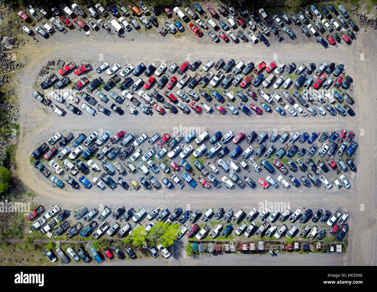 Auto Parts Lot Stock Photo - Alamy