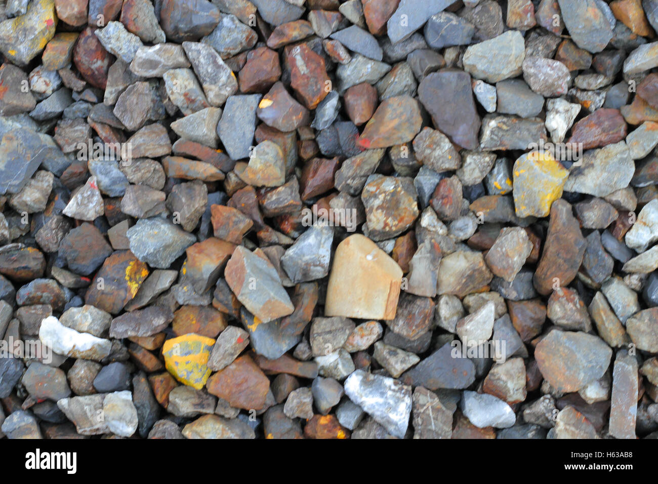 gravel aggregate abstract background Stock Photo - Alamy
