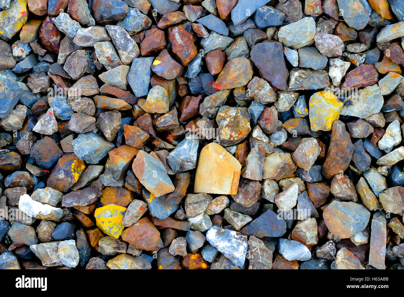 gravel aggregate abstract background Stock Photo - Alamy
