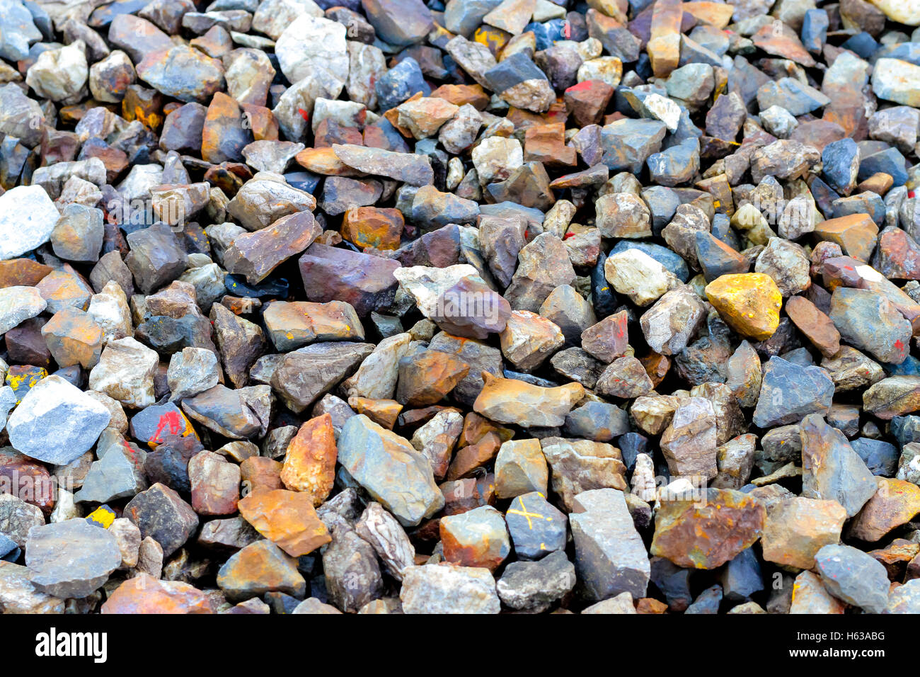 gravel aggregate abstract background Stock Photo - Alamy