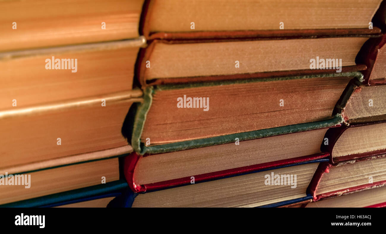 Stack of old books Stock Photo - Alamy