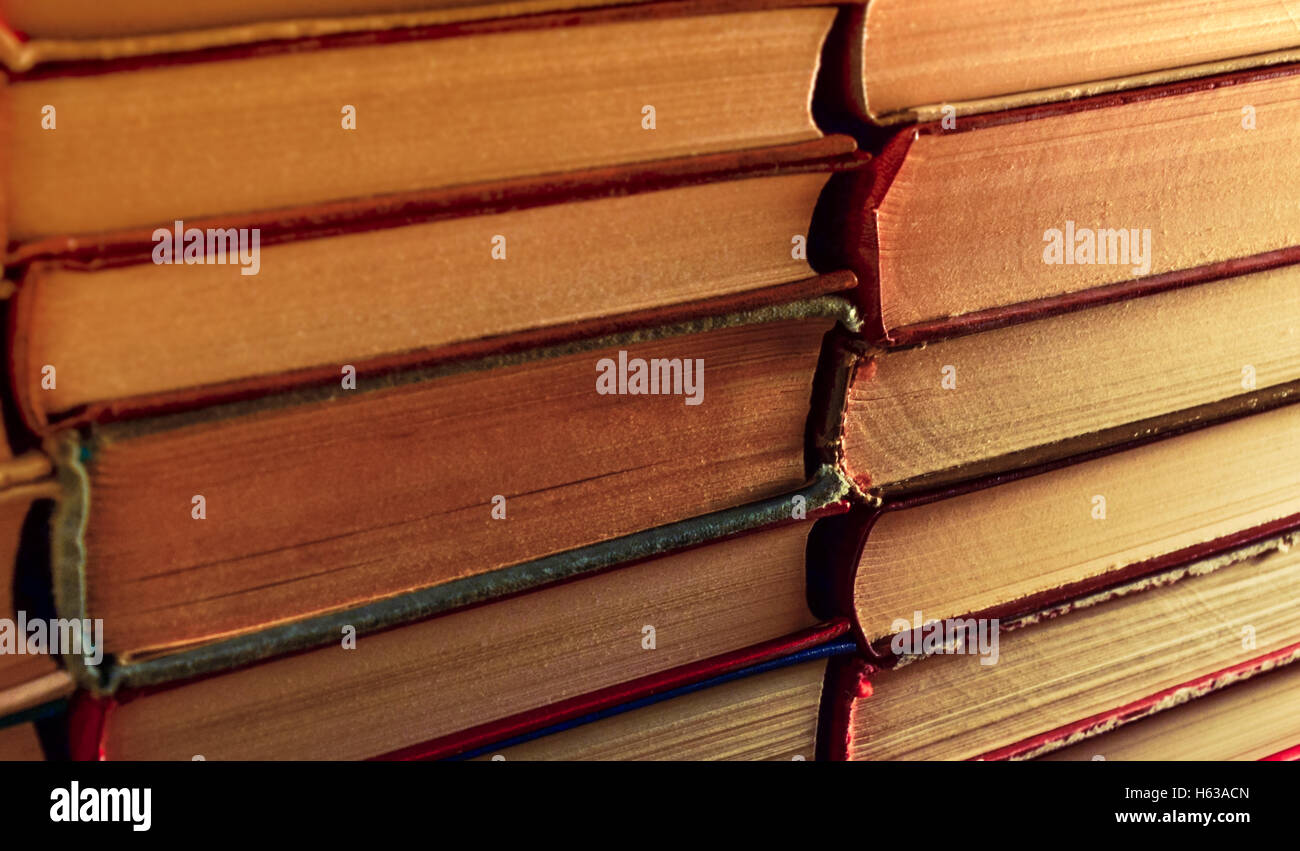 Stack of old books Stock Photo - Alamy