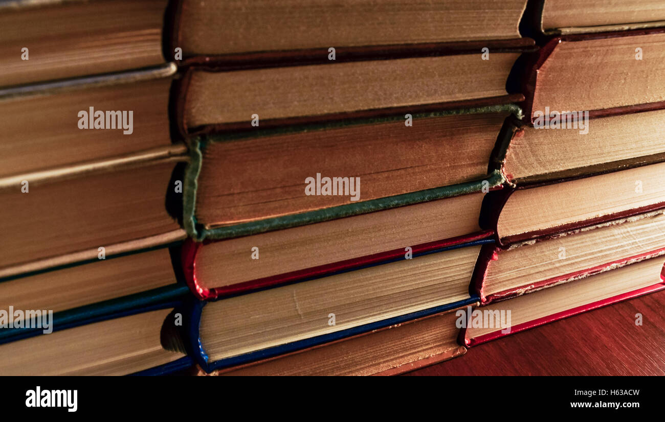 Stack of old books Stock Photo - Alamy
