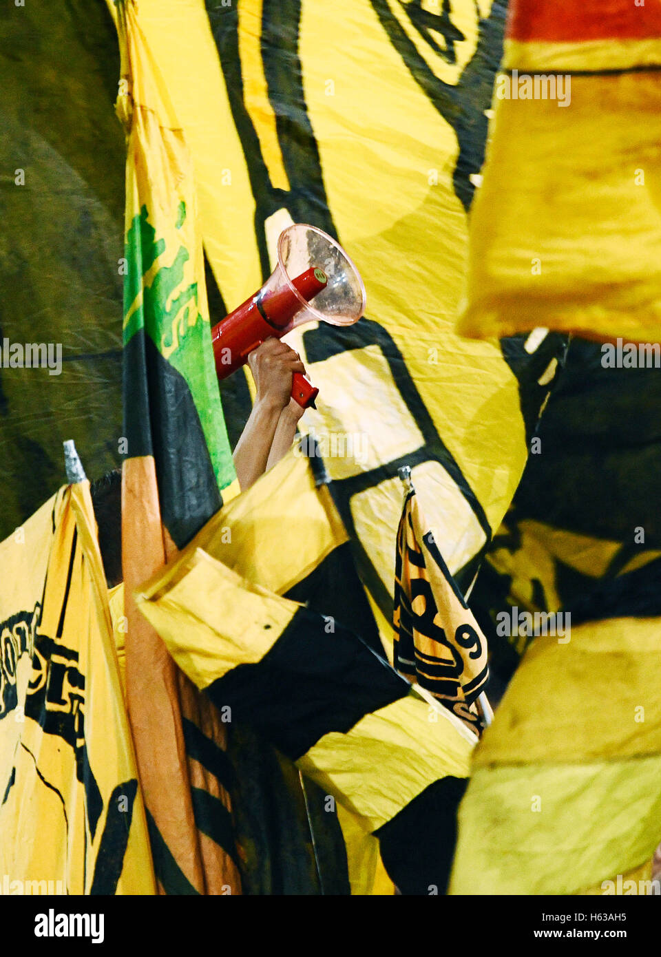 Megaphone singer hi-res stock photography and images - Alamy