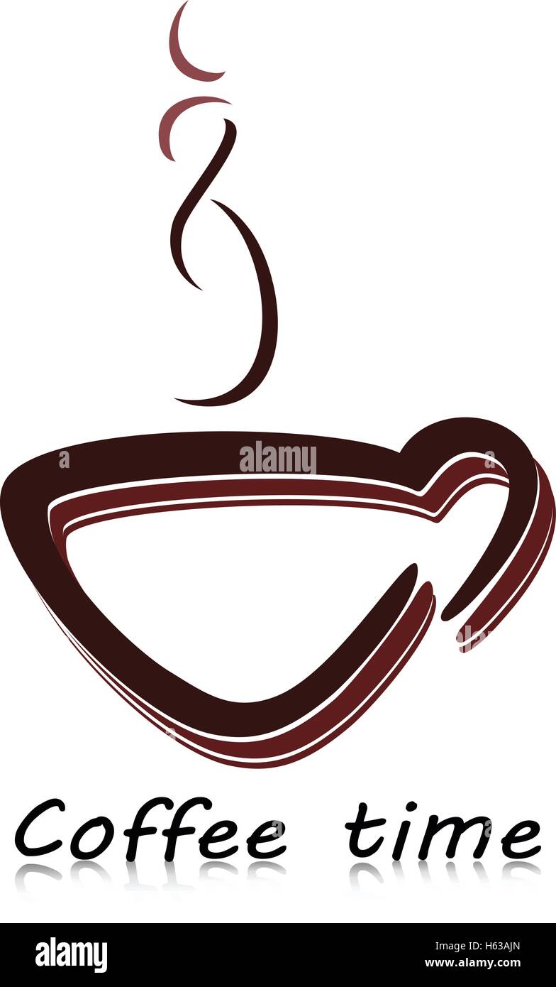 Image of Coffee Vector Illustration. Colorful logo design Stock Vector ...