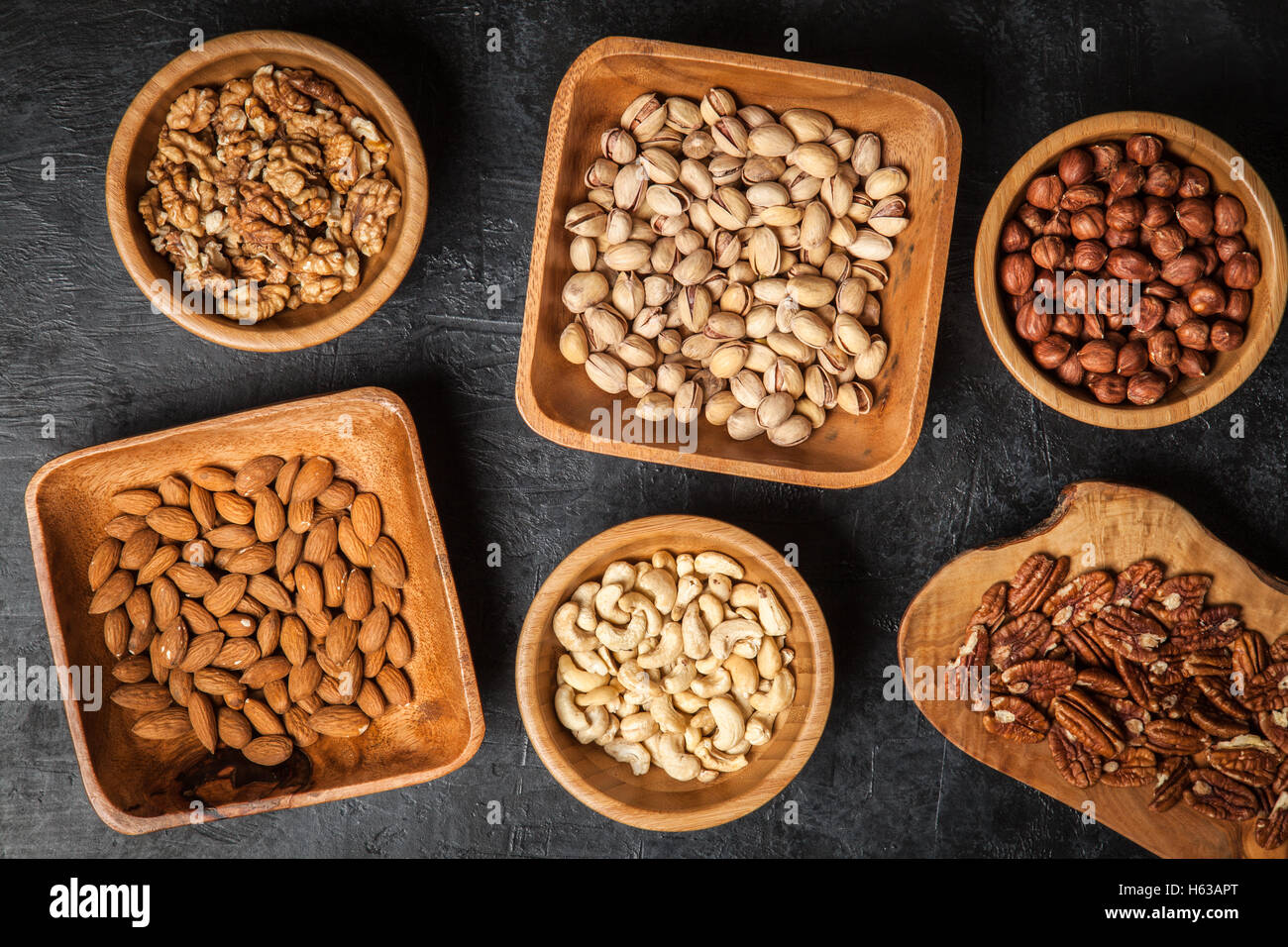 Assortment of nuts Stock Photo - Alamy