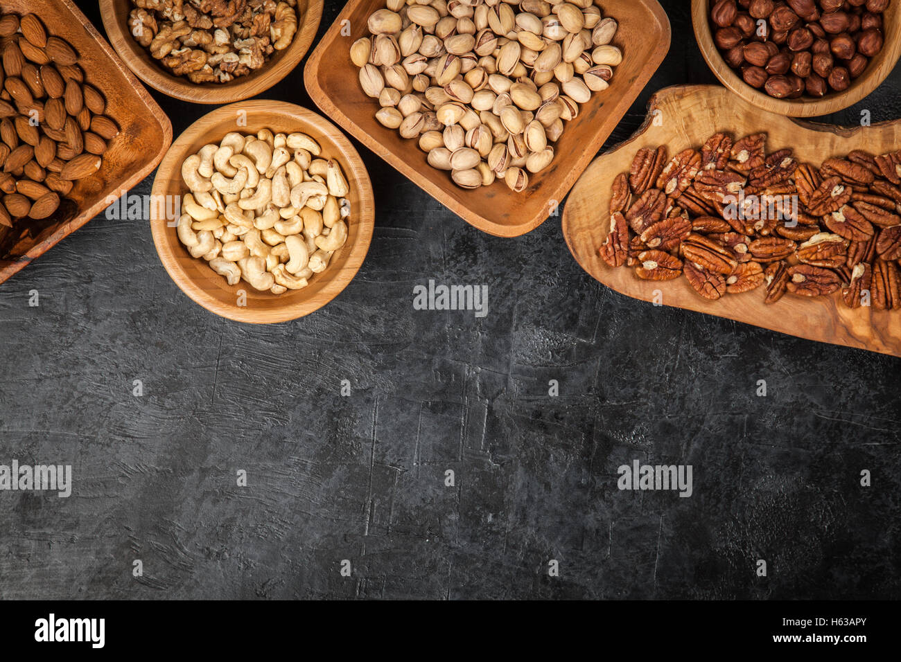 Assortment of nuts Stock Photo - Alamy