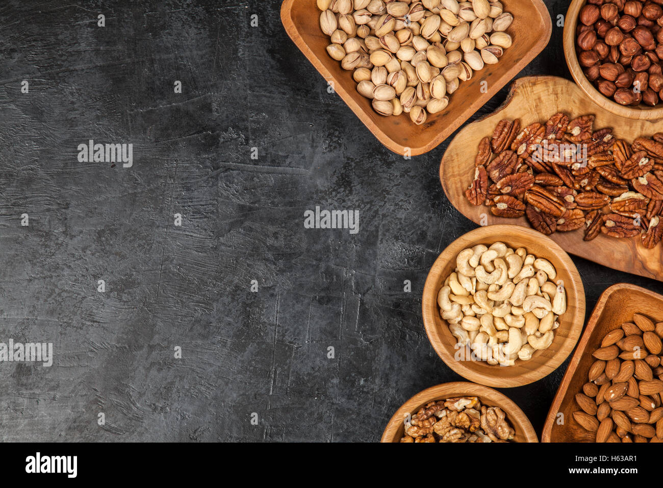 Assortment of nuts Stock Photo - Alamy