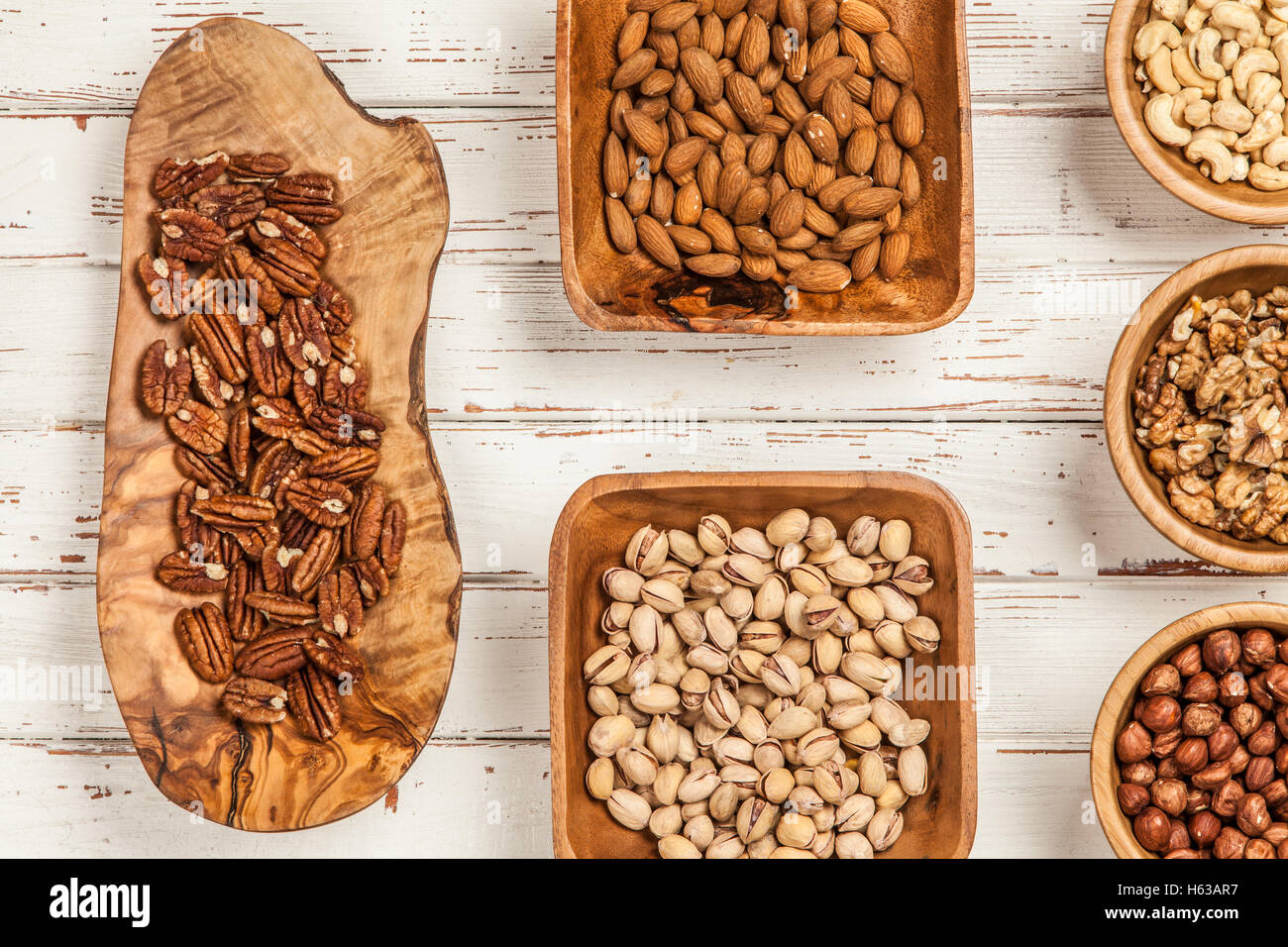 Assortment of nuts Stock Photo - Alamy