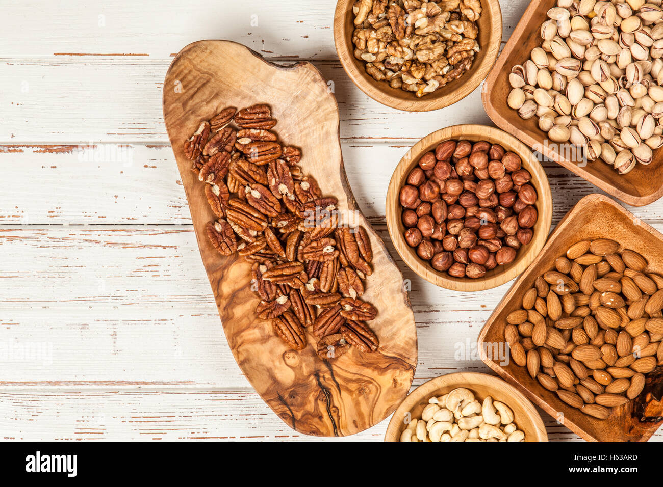 Assortment of nuts Stock Photo - Alamy