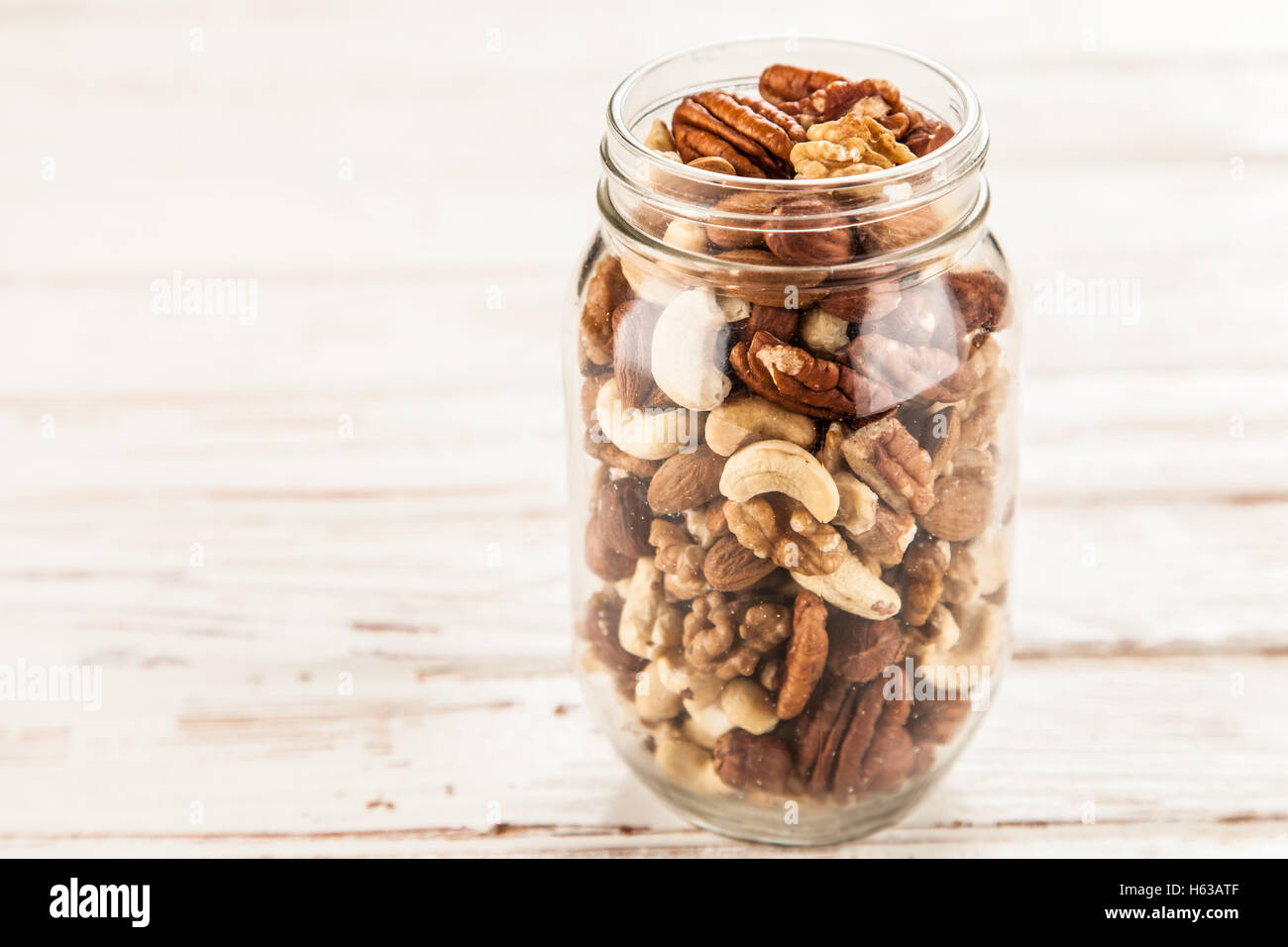 Mix of different nuts closeup photo Stock Photo - Alamy