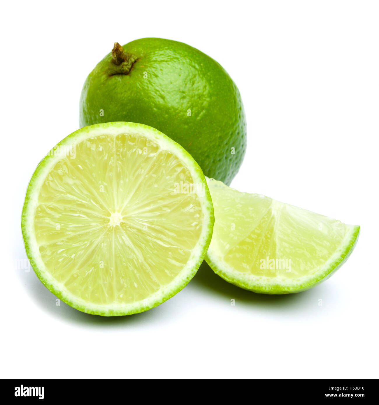 Lime fruit isolated on white Stock Photo - Alamy