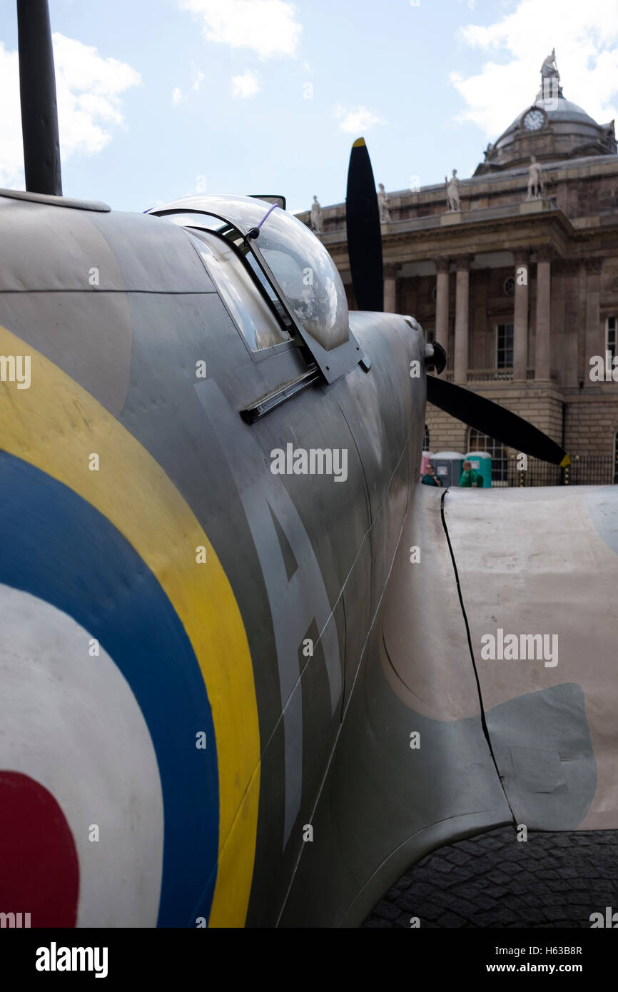Old Spitfire Plane Stock Photo - Alamy