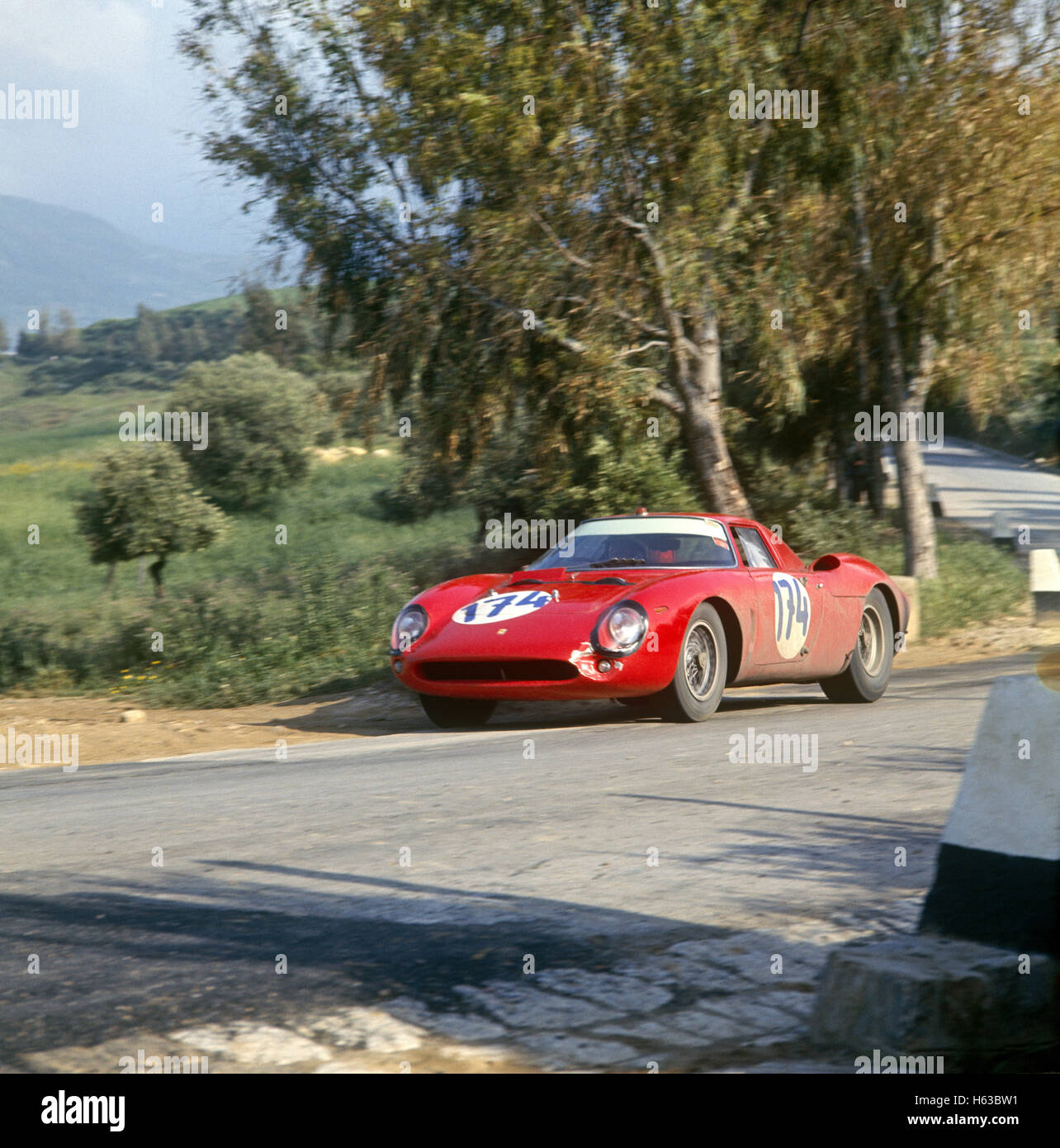 174 Paul Hawkins, Jackie Epstein in a Ferrari 250LM finished 30th 8 May ...