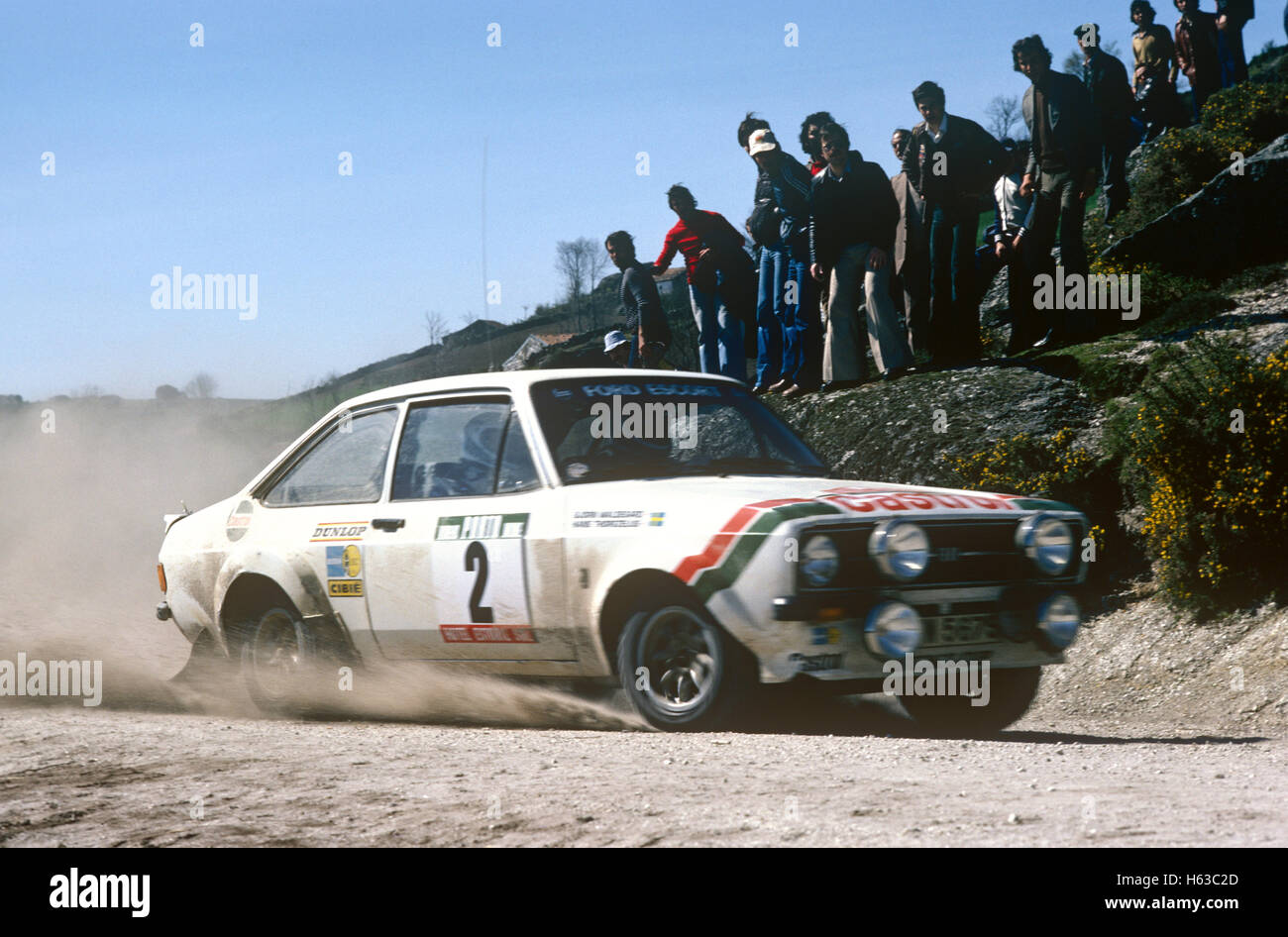 Ford Escort rally car 1980s Stock Photo - Alamy