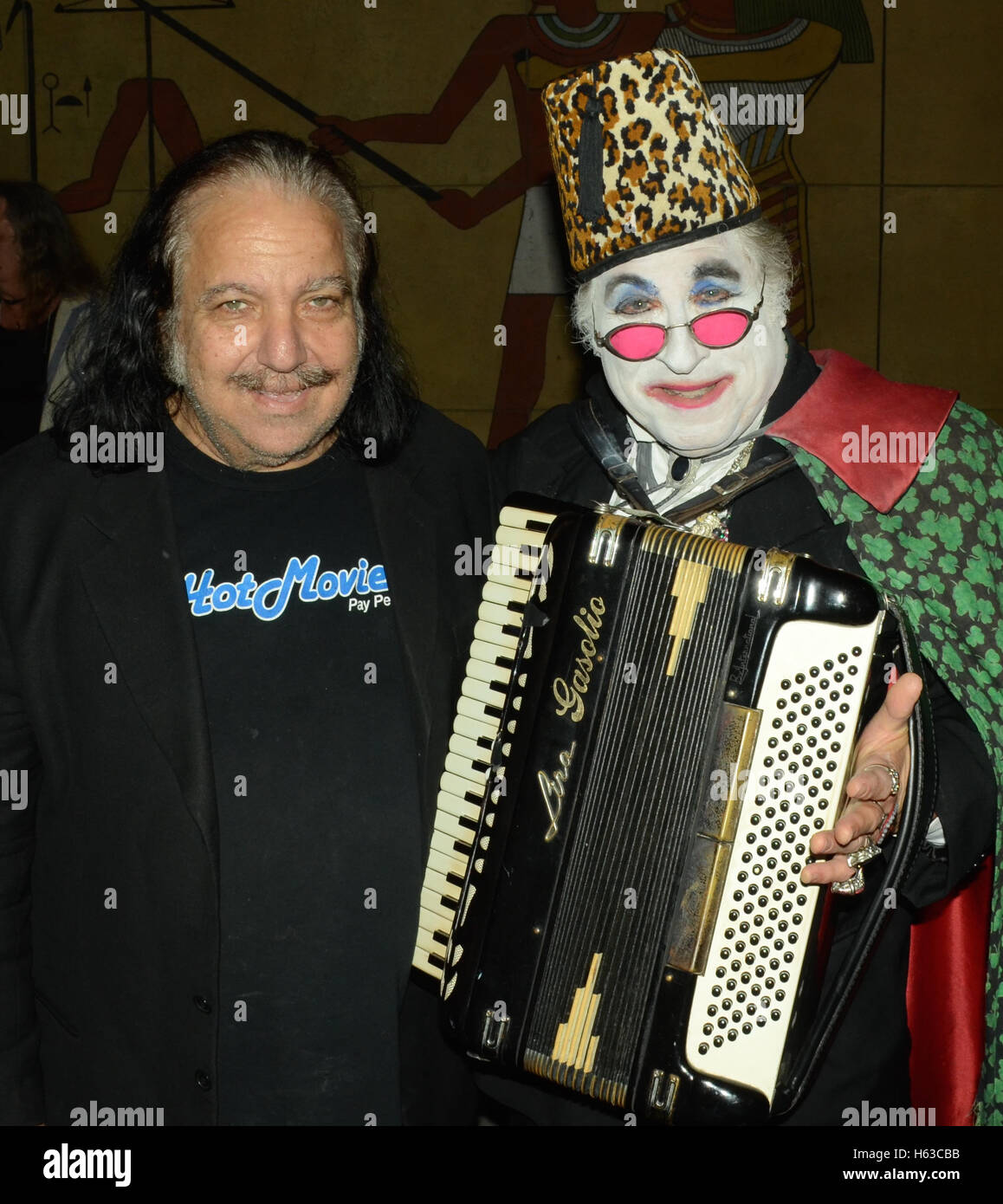 Ron Jeremy and Count Smokula, aka Robert Miles, arrives at the "BC ...