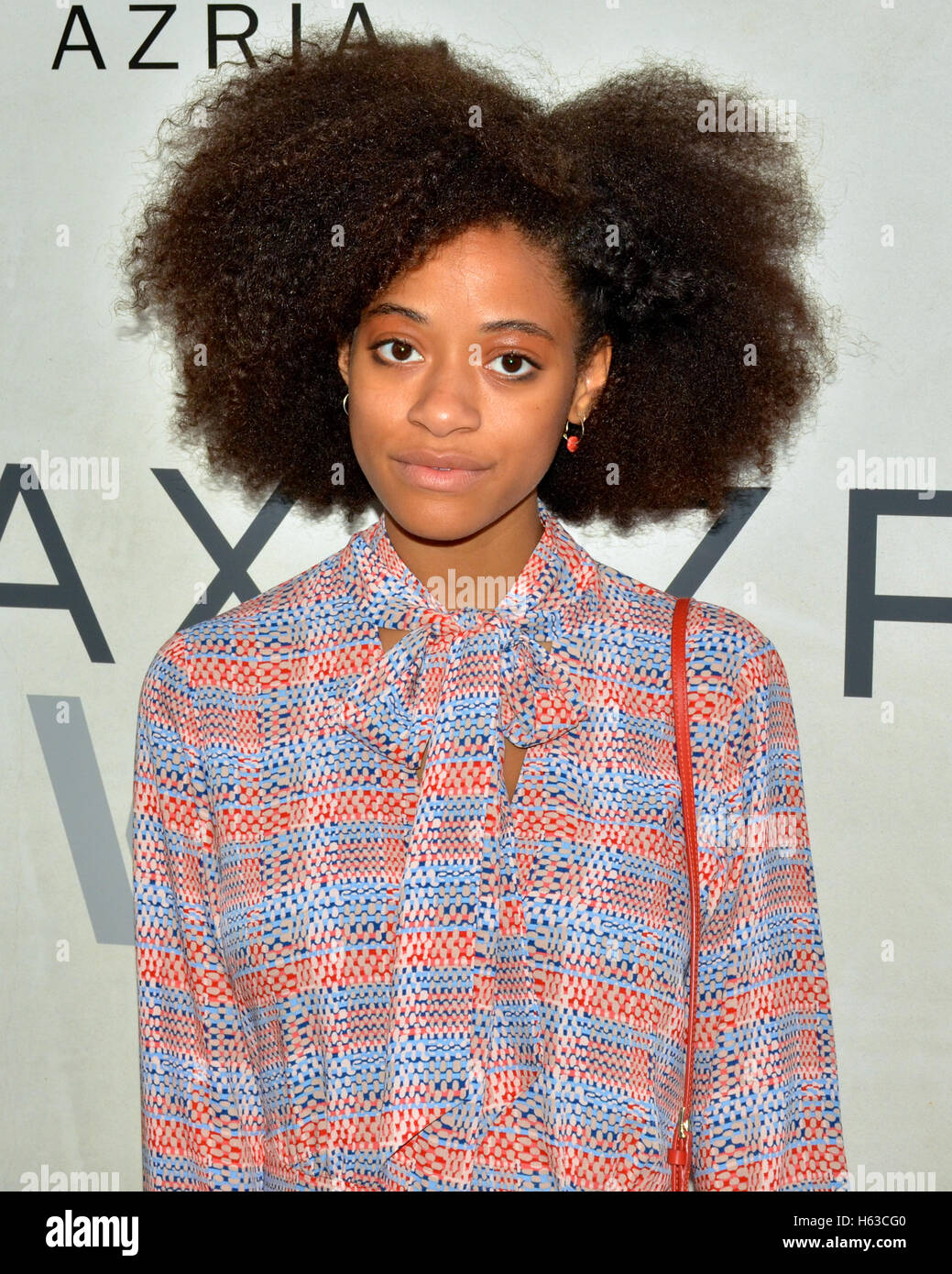 Kilo Kish attends the BCBG Max Azria Resort 2016 collections Stock ...