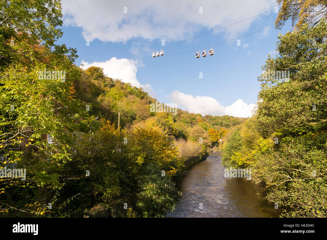 Cable cars to the Heights of Abraham visitor attraction in the ...