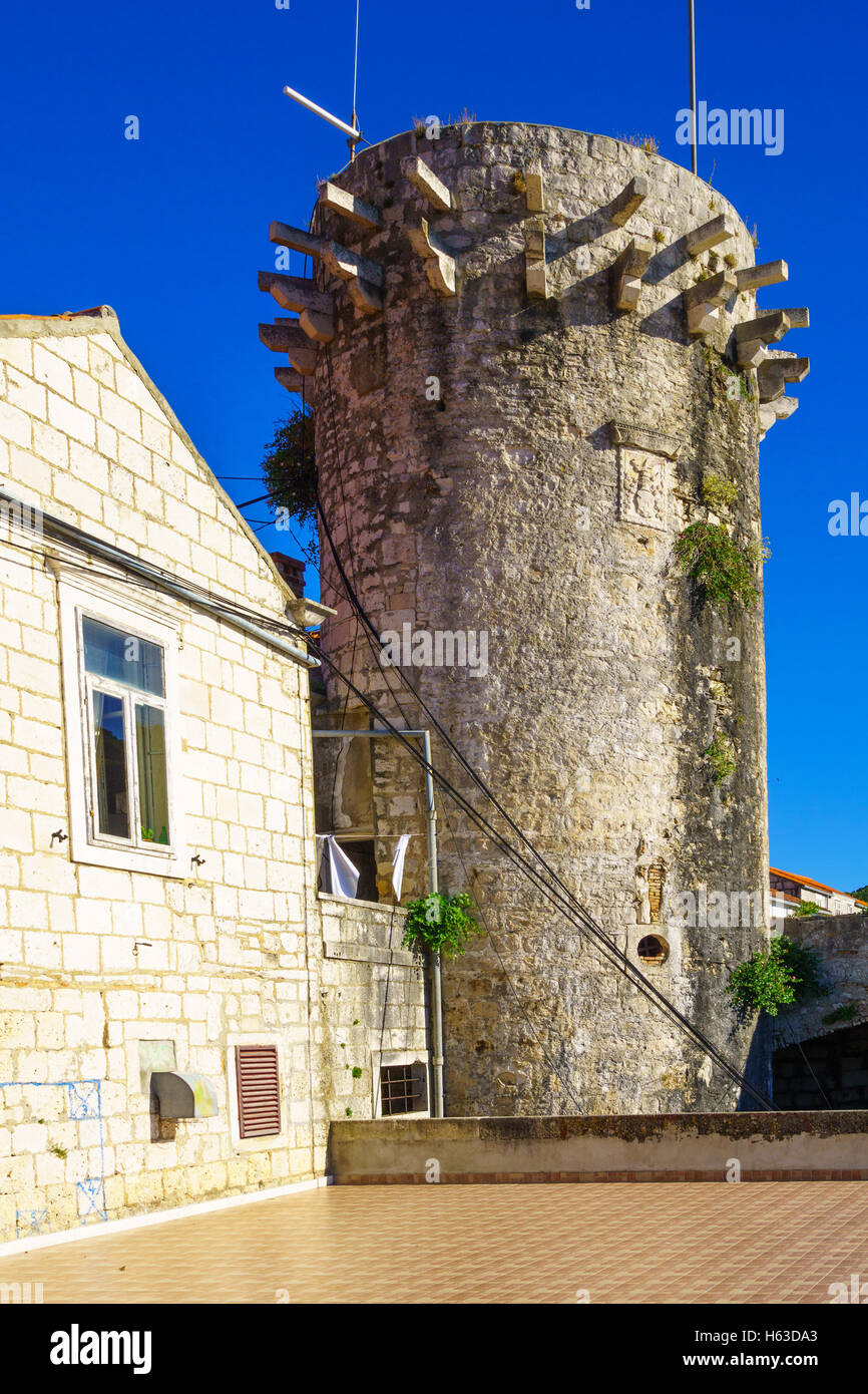 The Small Governor Tower or Lombardo Tower (Mala Knezeva Kula) in the ...