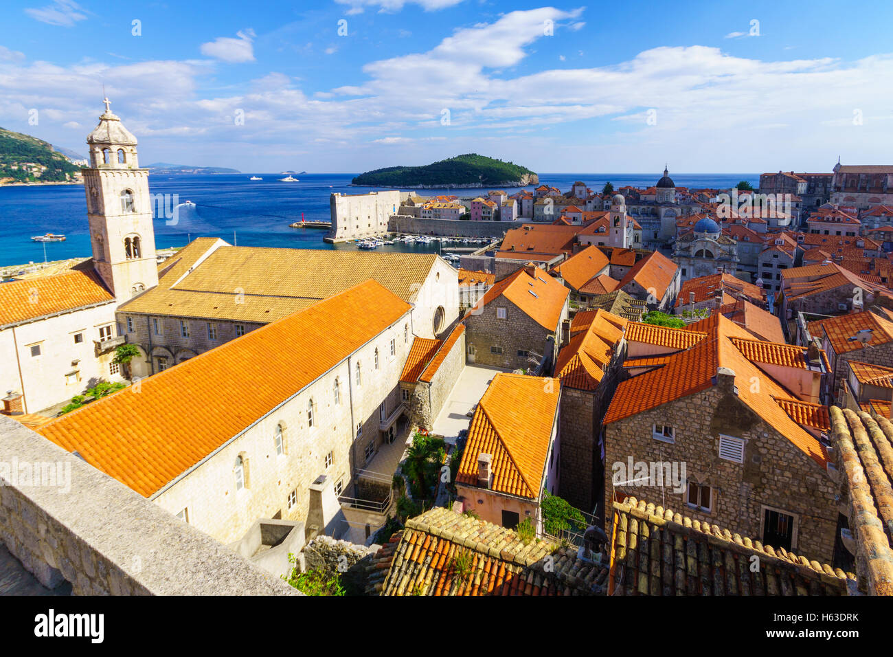 Lokrum island monastery hi-res stock photography and images - Alamy
