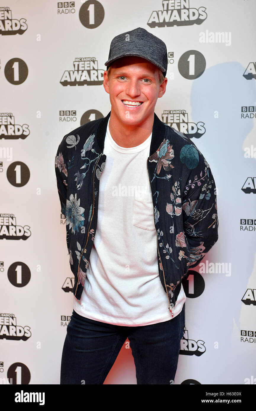 Jamie Laing attending the BBC Radio 1 Teen Awards, held at the SSE ...