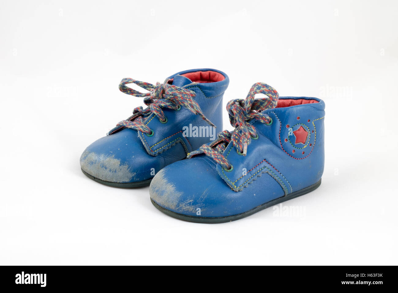 A Child's First Boots Stock Photo - Alamy