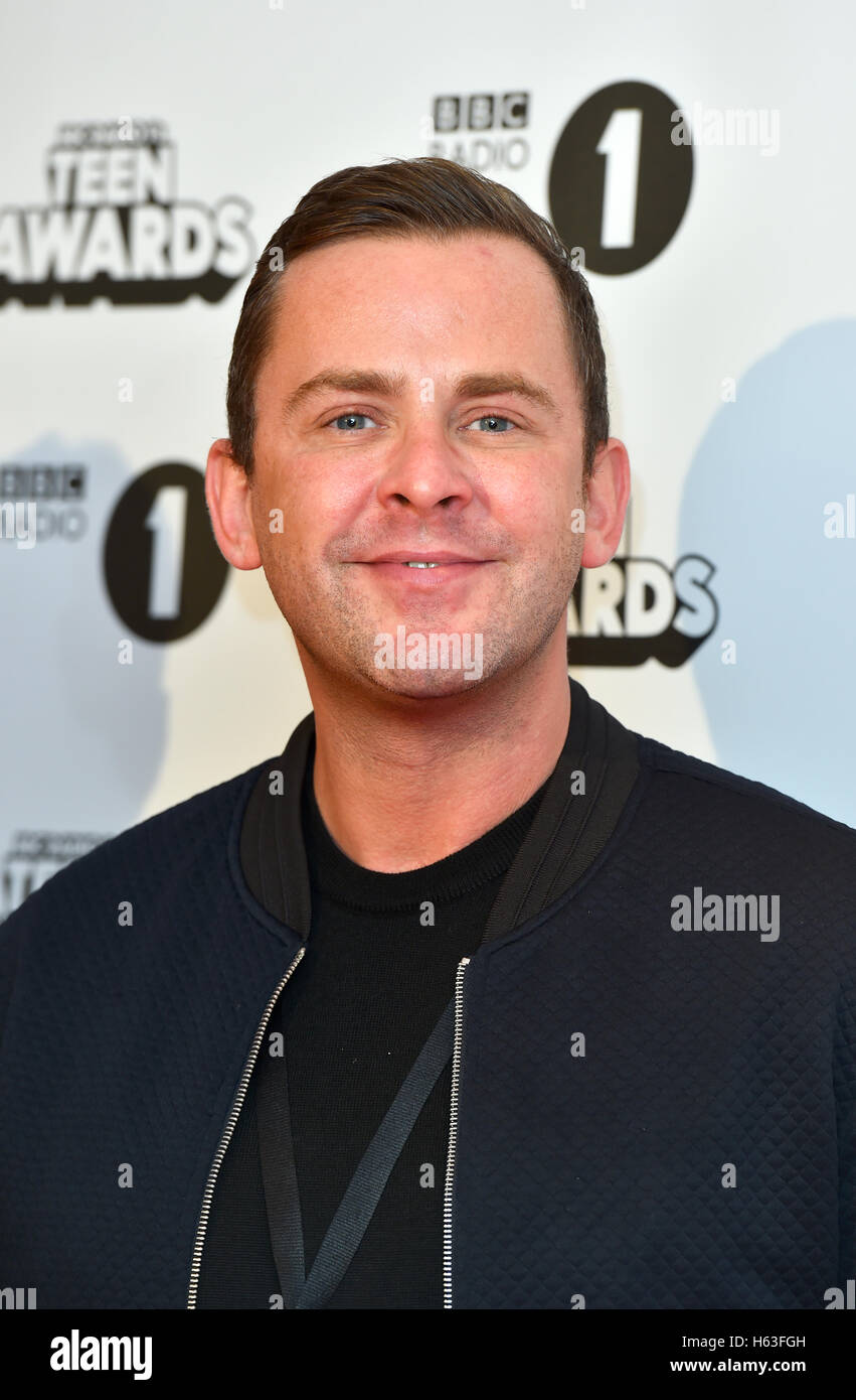 Scott Mills attending the BBC Radio 1 Teen Awards, held at the SSE ...