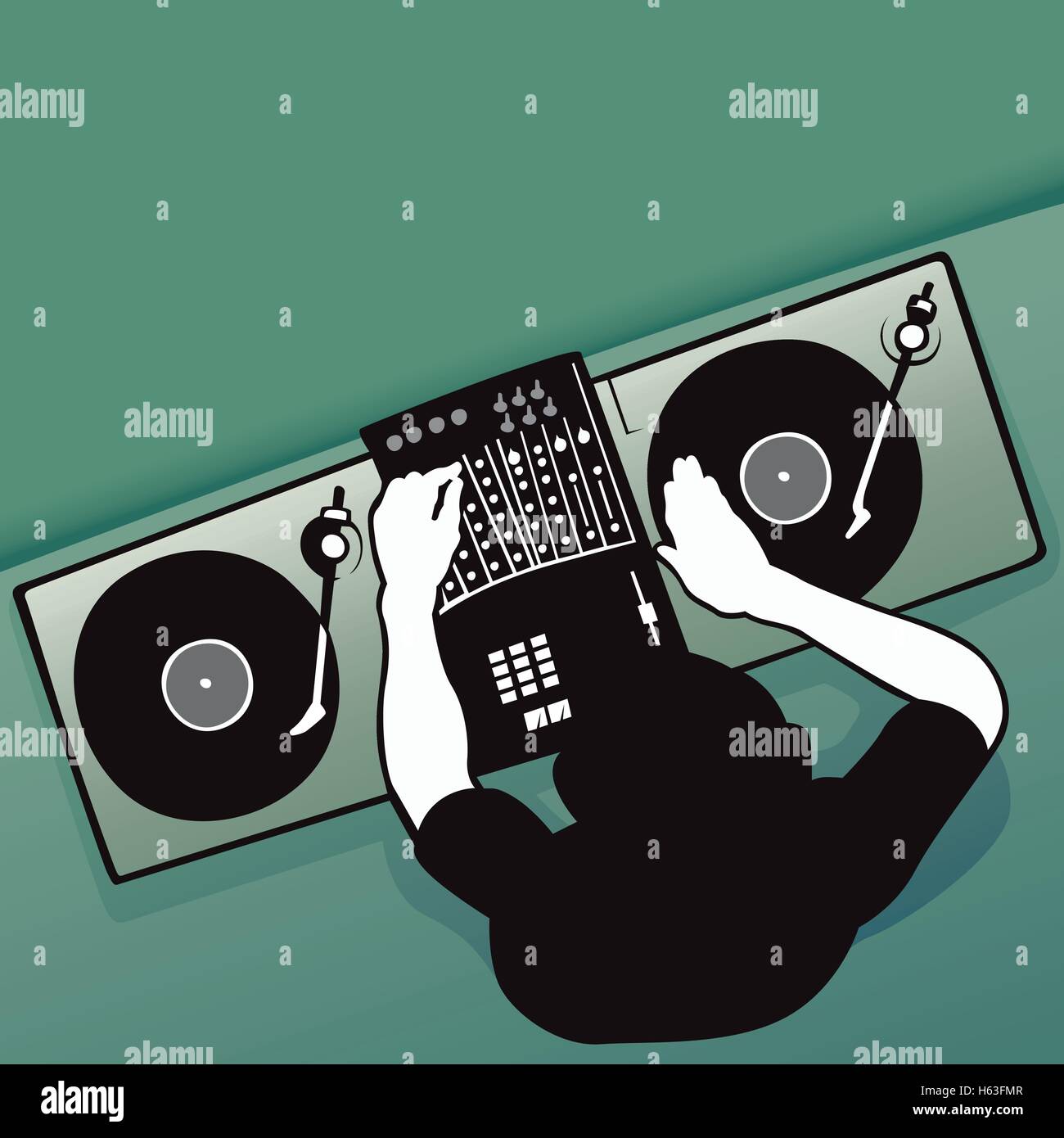 Dance top view Stock Vector Images - Alamy