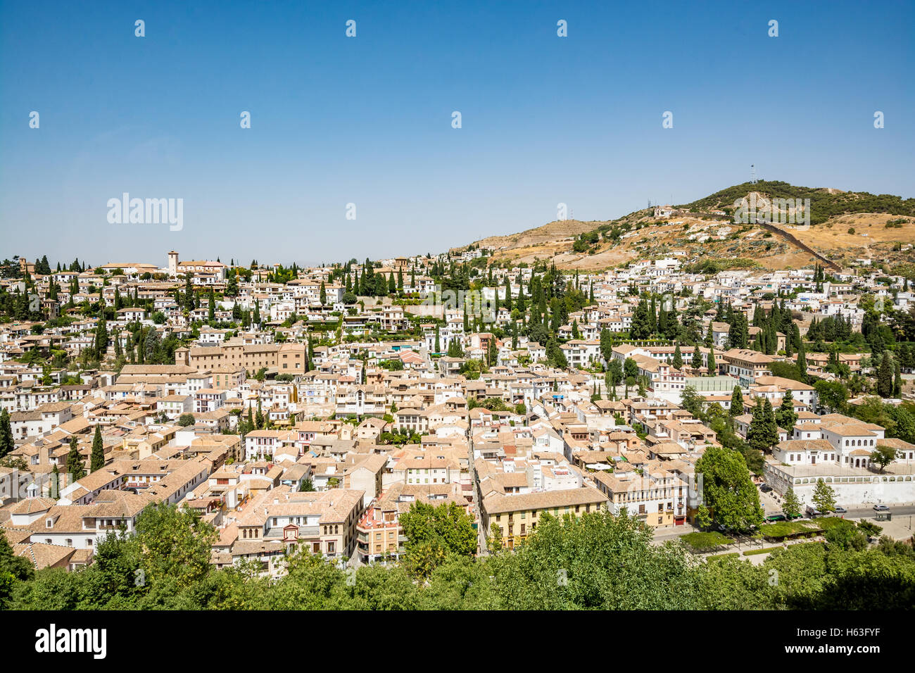 Albaicin district alhambra granada hi-res stock photography and images ...