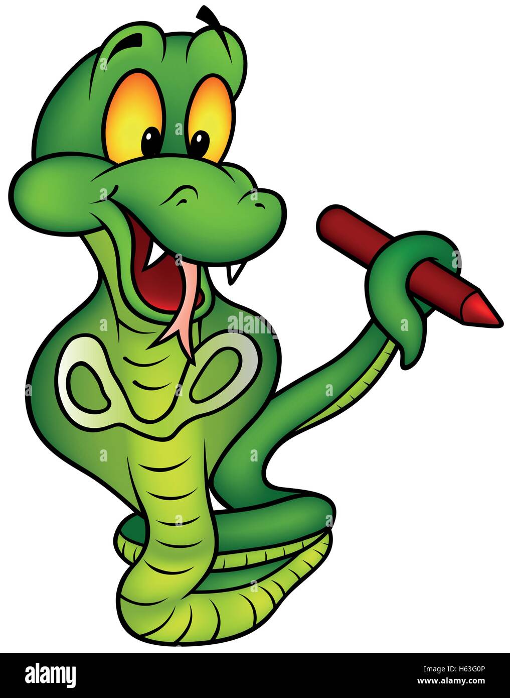 Snake cartoon hi-res stock photography and images - Alamy