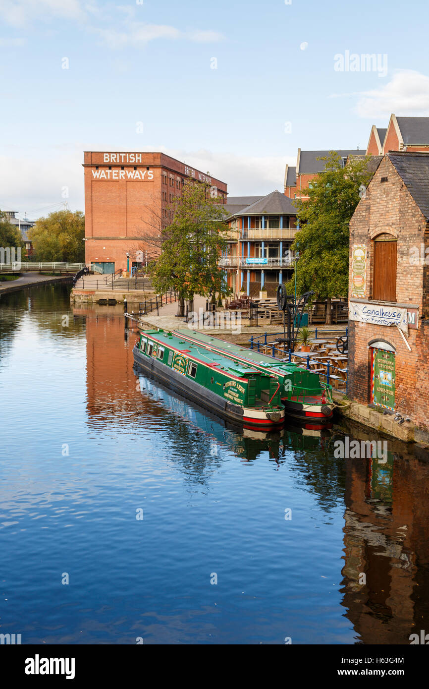 Canal barge nottingham hi-res stock photography and images - Alamy