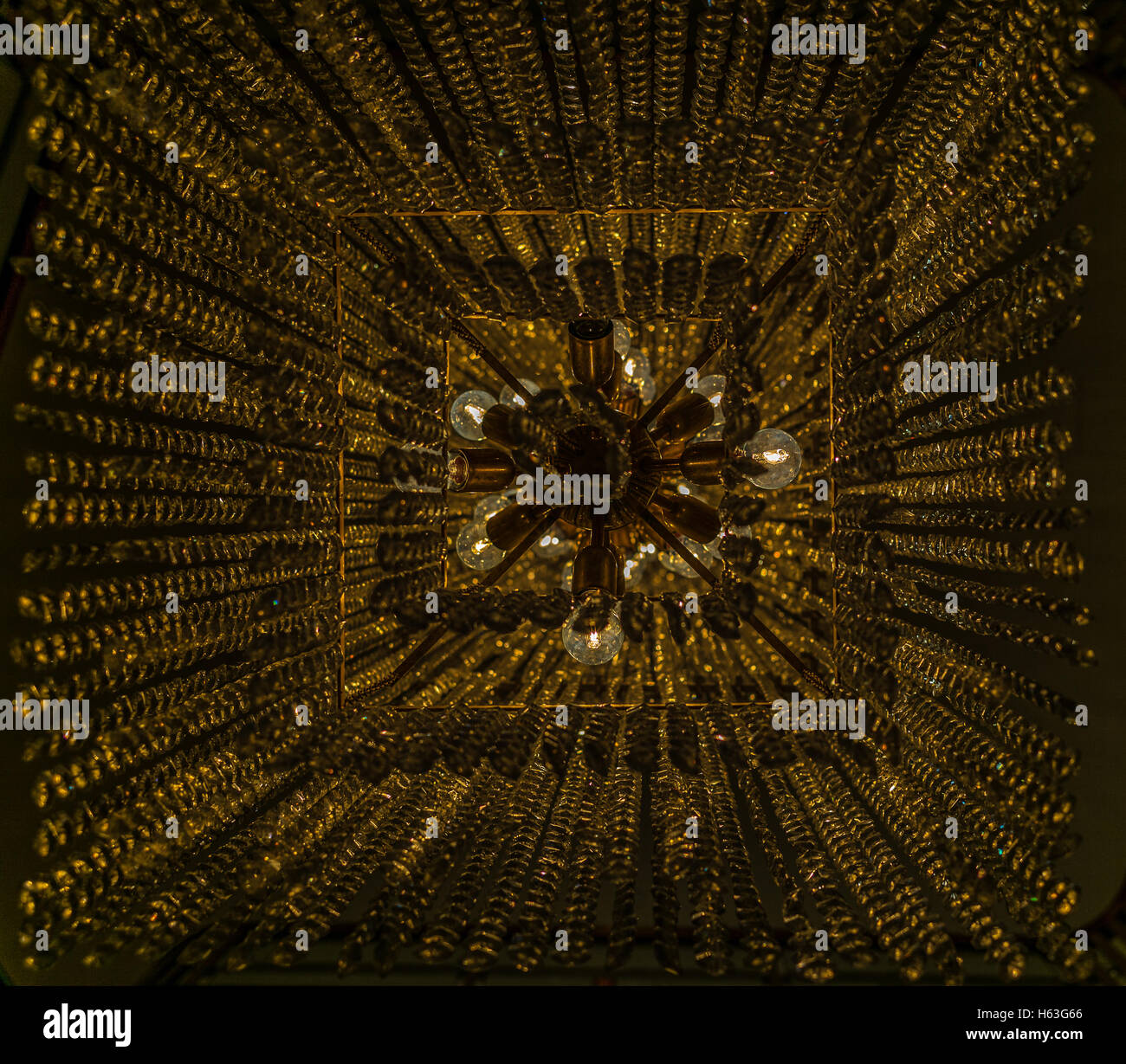 Abstract view chandelier from below hi-res stock photography and images ...