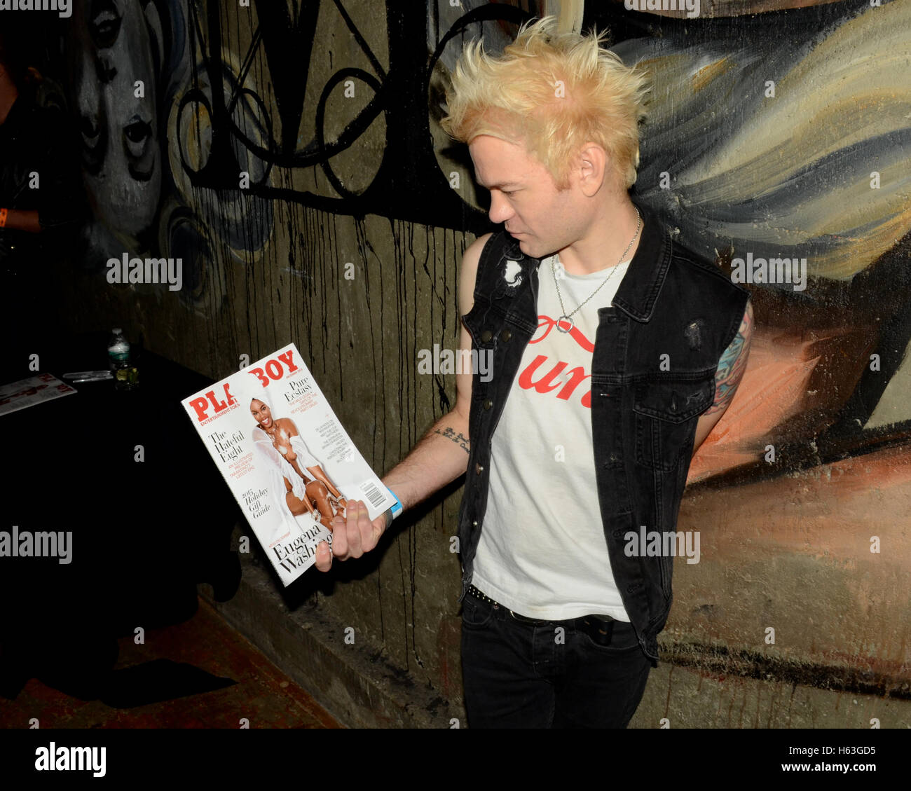 Deryck Whibley of Sum 41 attends the 2nd Annual Bowling with Bunnies ...