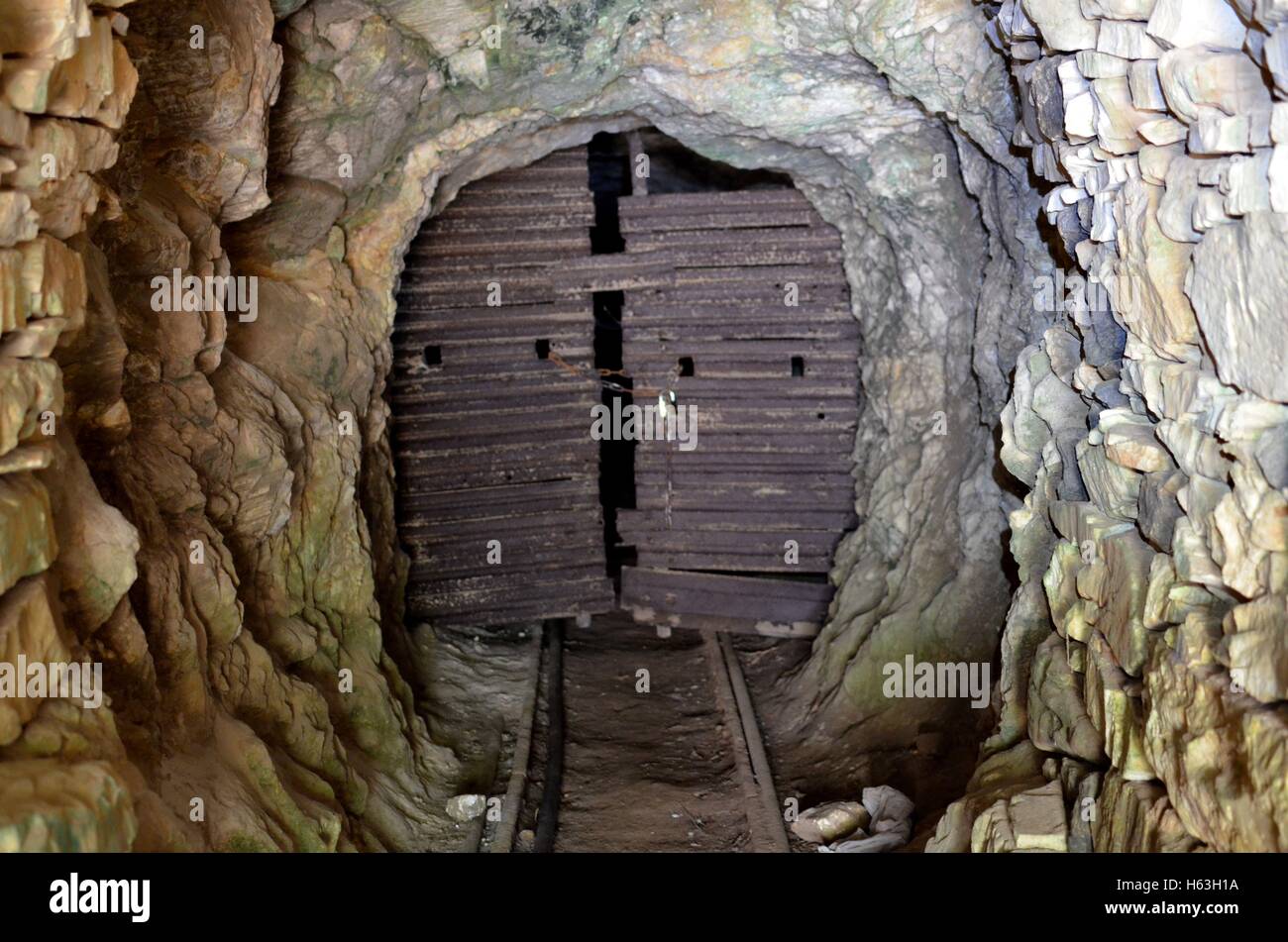 caves and mines around Greece , Εurope Stock Photo - Alamy
