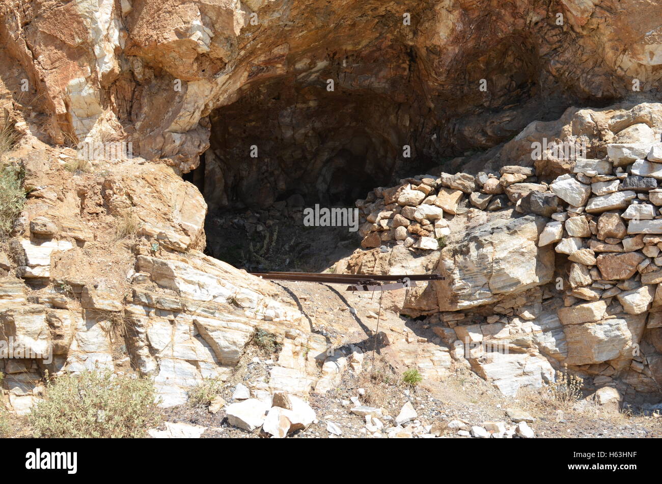 caves and mines around Greece , Εurope Stock Photo - Alamy