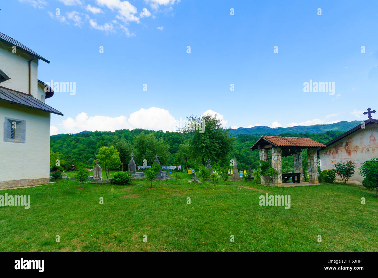 The Moraca Monastery, a Serbian Orthodox monastery in central ...