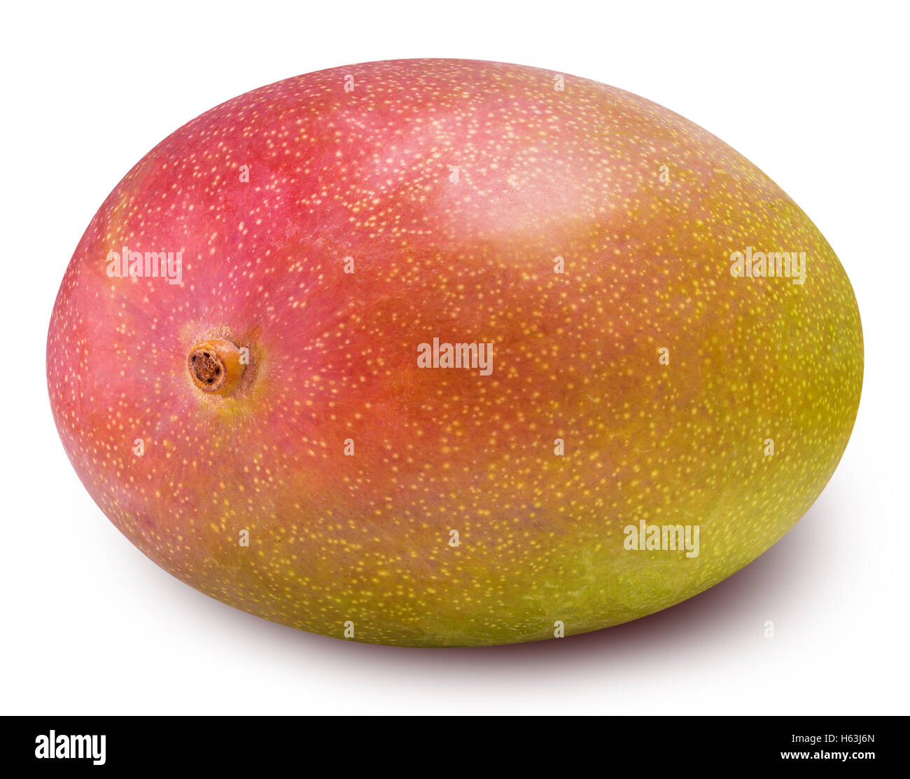 Ripe mango isolated on white background with clipping path Stock Photo ...